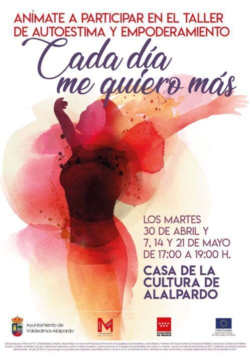 TALLER de Autoestima y Empoderamiento Casa de Cultura de Alalpardo